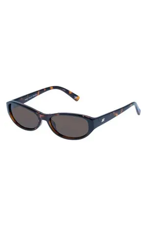 Le Specs Oval Sunglasses - Tort