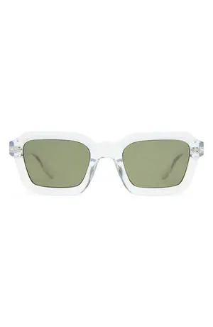 Le Specs Le Specs Impossible 51mm Square Sunglasses Clear