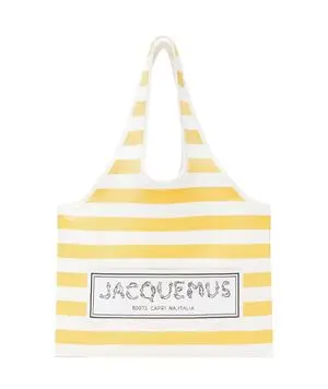 Jacquemus Le Tote Logo-print Bag - Yellow