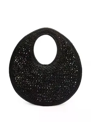 JACQUEMUS Jacquemus Le Rond Spiaggia Raffia Shoulder Bag