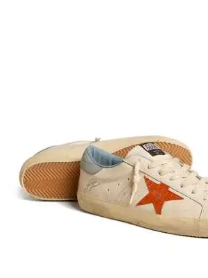 GOLDEN GOOSE Super-star Distressed Sneakers
