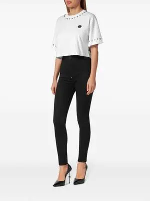 Philipp Plein Star-studded Cropped Top