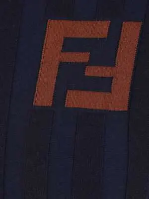 Fendi Signature Logo Midi Dress