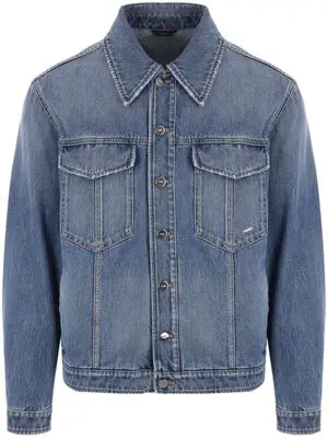 Fendi Buttoned Cotton Denim Jacket