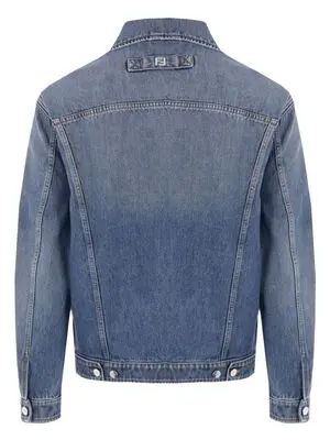 Fendi Buttoned Cotton Denim Jacket