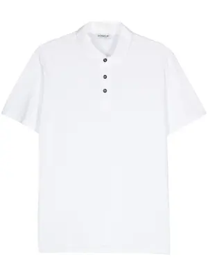 DONDUP Slub-texture Cotton Polo Shirt