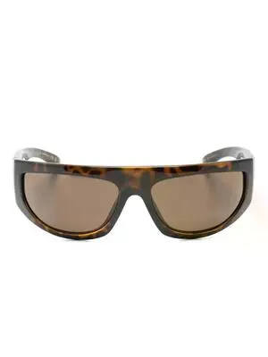 Gucci Shield-frame Sunglasses - Brown