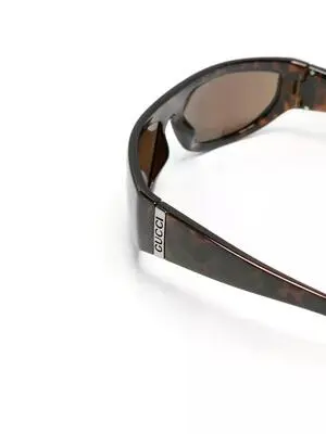 Gucci Shield-frame Sunglasses