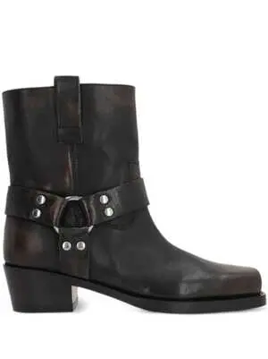 Paris Texas Roxy 45mm Leather Biker Boots
