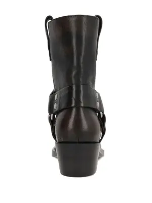 Paris Texas Roxy 45mm Leather Biker Boots