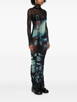 JEAN PAUL GAULTIER Mesh Design Dress