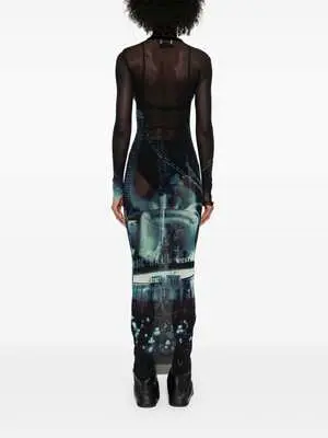 JEAN PAUL GAULTIER Mesh Design Dress