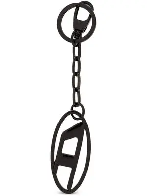 DIESEL® Logo Pendant Keyring - Black