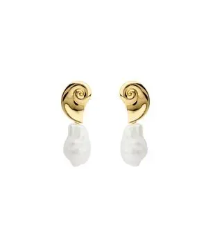 Jenny Bird Petra Gold-dipped Drop Earrings
