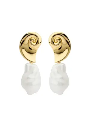 Jenny Bird Petra Gold-dipped Drop Earrings