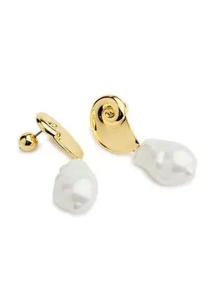 Jenny Bird Petra Gold-dipped Drop Earrings