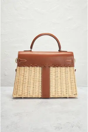 Hermès Wicker Kelly Picnic 35 Handbag