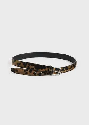 TOTEME Print Pony Hair Belt