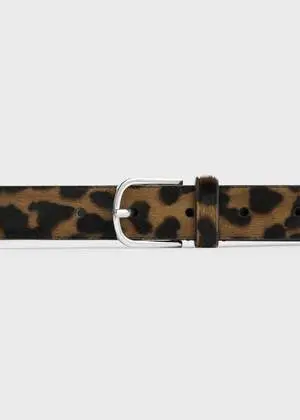 TOTEME Print Pony Hair Belt