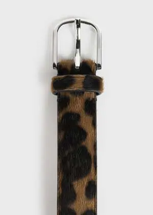 TOTEME Print Pony Hair Belt