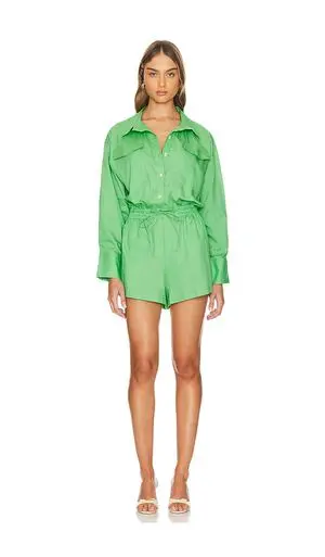 Faithfull The Brand Isole Playsuit - Apple