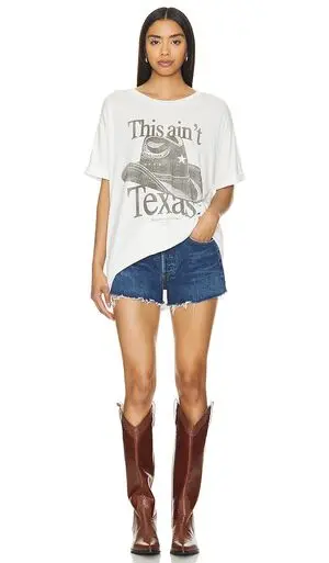 THE LAUNDRY ROOM This Ain't Texas Oversized Tee