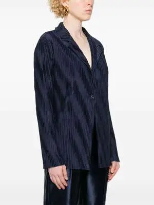 Giorgio Armani Plissé-effect Blazer