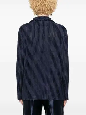 Giorgio Armani Plissé-effect Blazer