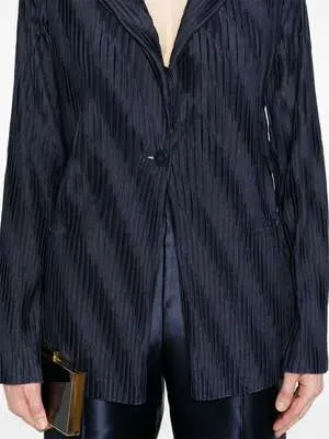 Giorgio Armani Plissé-effect Blazer