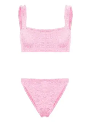 Hunza G Xandra Crinkle Bikini - Pink