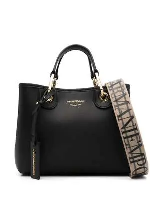Emporio Armani Debossed Tote Bag - Black