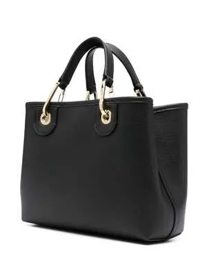 Emporio Armani Debossed Tote Bag - Black