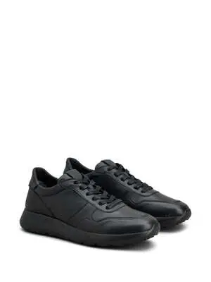 TOD'S Panelled Leather Sneakers - Black