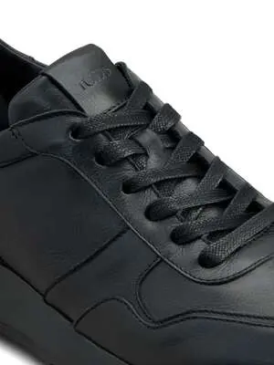TOD'S Panelled Leather Sneakers - Black