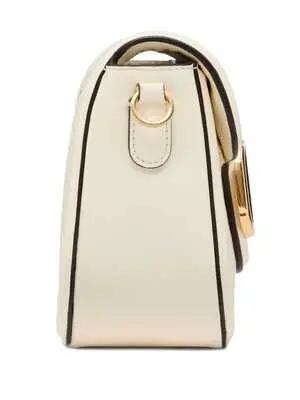 Valentino Garavani Alltime Woven Leather Shoulder Bag - Neutrals