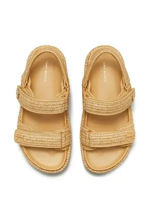 Tory Burch Kira Sport Raffia Sandals