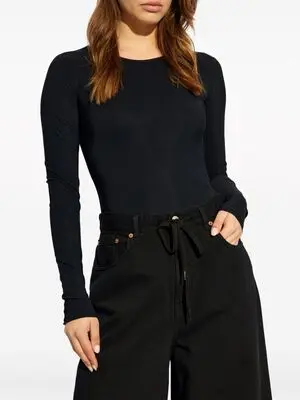 MAISON MARGIELA Numbers-motif Bodysuit - Black