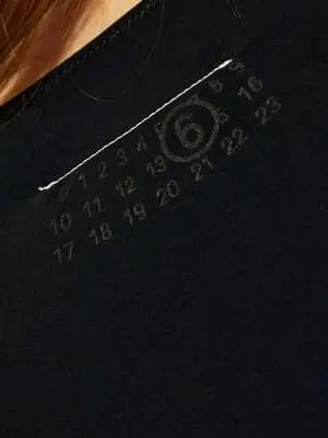 MAISON MARGIELA Numbers-motif Bodysuit - Black