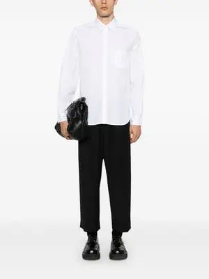 Isabel Benenato Long-sleeve Poplin Shirt
