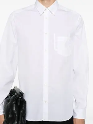 Isabel Benenato Long-sleeve Poplin Shirt