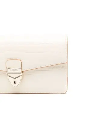 ASPINAL OF LONDON Mayfair Clutch - White