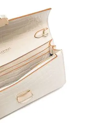 ASPINAL OF LONDON Mayfair Clutch - White