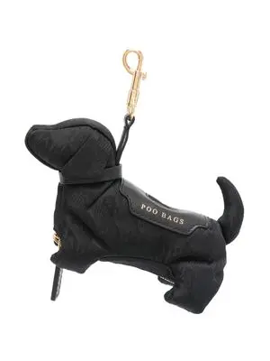 ANYA HINDMARCH Dog Poo Bag Keychain - Black