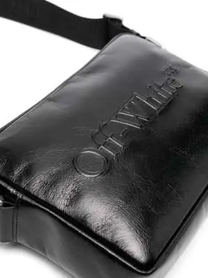 Off-White Bookish Leather Messenger Bag