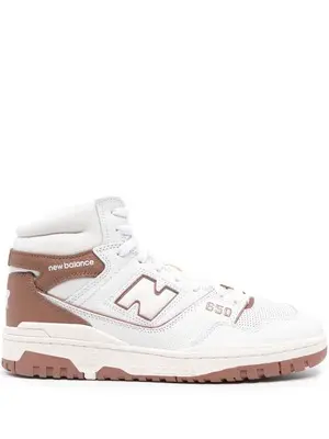 NEW BALANCE 650 Leather Sneakers - White