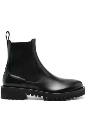 Valentino Garavani Toile Iconographe Leather Chelsea Boots