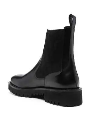 Valentino Garavani Toile Iconographe Leather Chelsea Boots