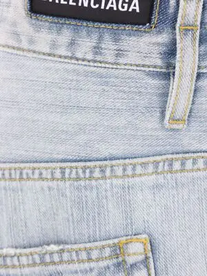 Balenciaga Wide-leg Jeans - Blue