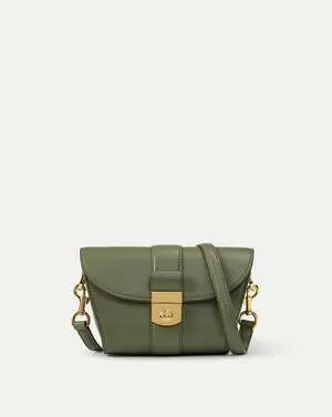 Veronica Beard Crest Lock Trap Bag