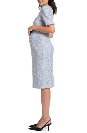 Seraphine Tweed Maternity Dress